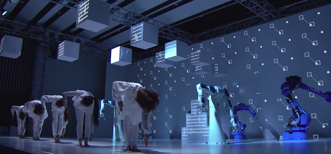 'discrete figures' performance by Rhizomatiks x Elevenplay - Gray Area