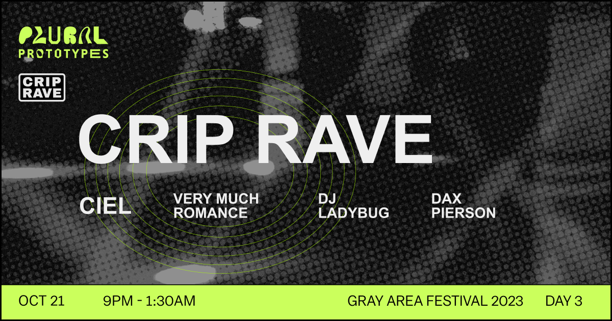 Crip Rave Gray Area Festival 2023 Performance - Gray Area