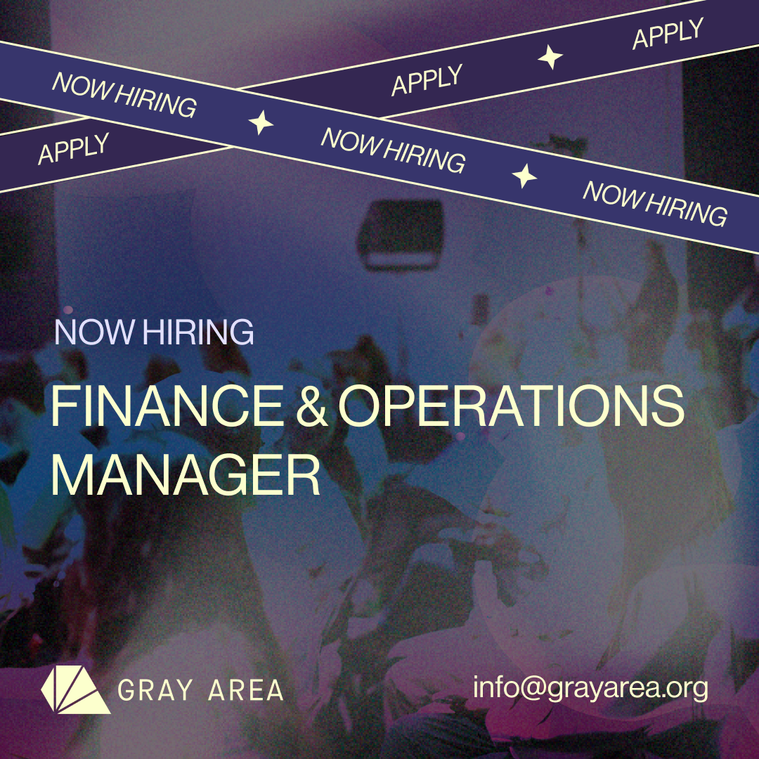 Job Openings - Finance & Operations Manager - Gray Area
