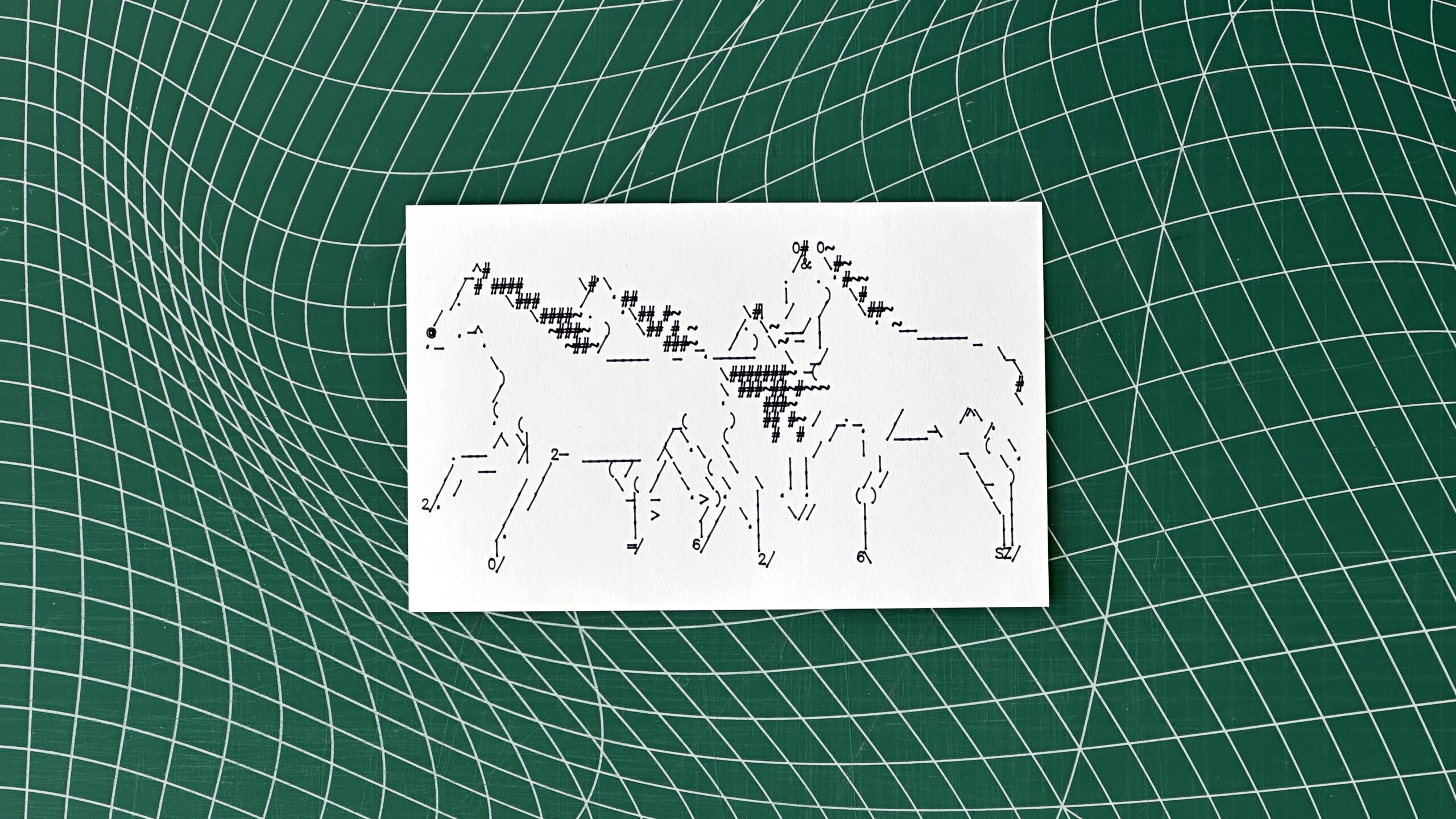 Lunar New Year Workshop: DIY ASCII Art Postcards - Gray Area